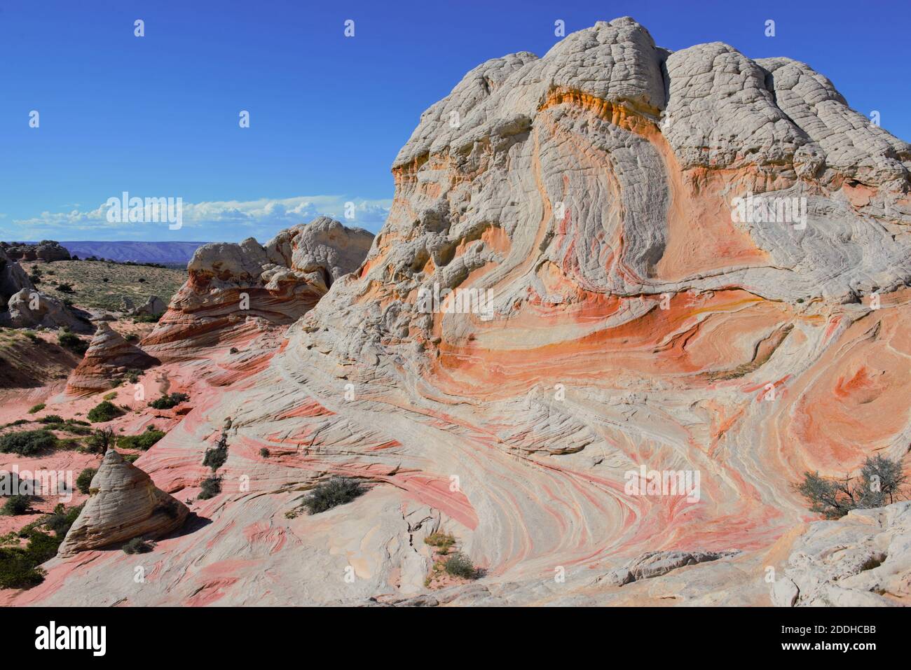 Colorful rock formations at White Pocket near Kanab Stock Photo - Alamy