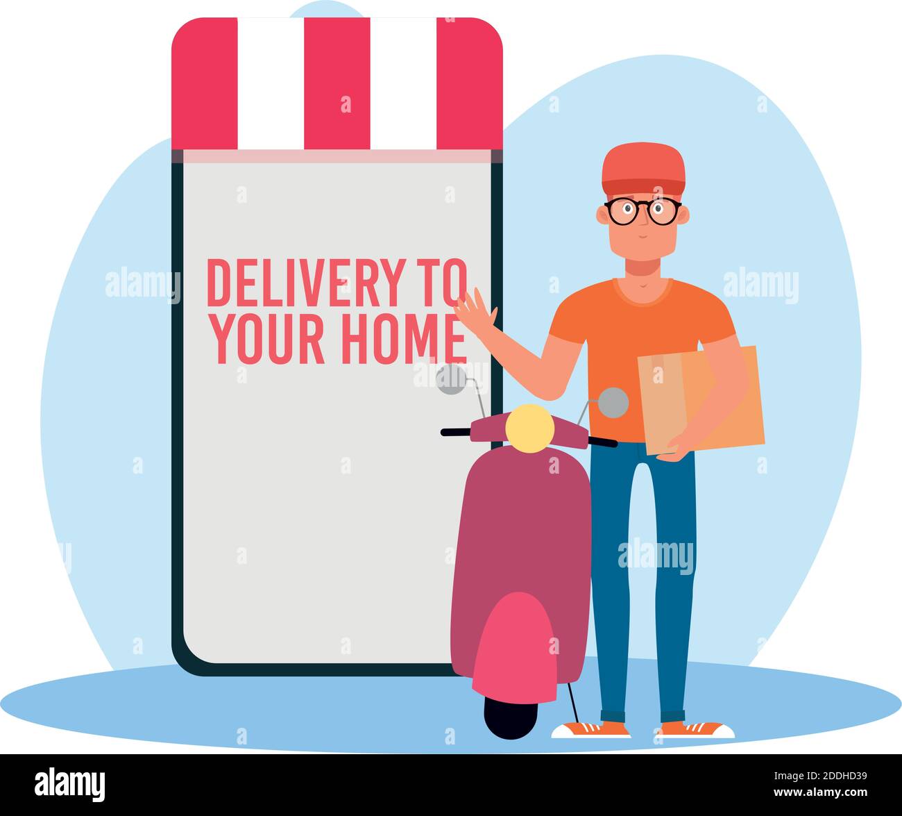 Phone tracing and motorcycle delivery fast logo icon- Vector Stock ...