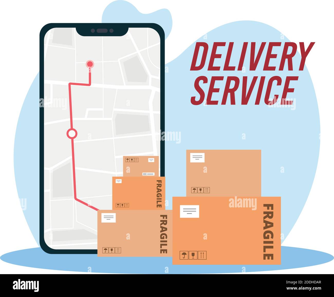 Phone tracing delivery fast logo icon- Vector Stock Vector Image & Art ...