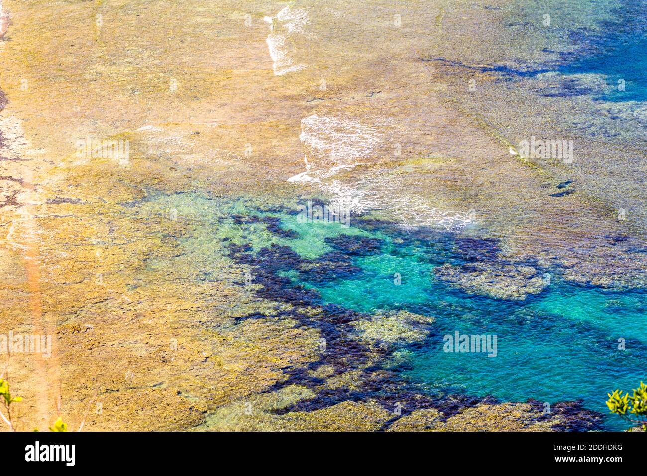 The intertidal beach zone off Aurora province, Philippines Stock Photo ...