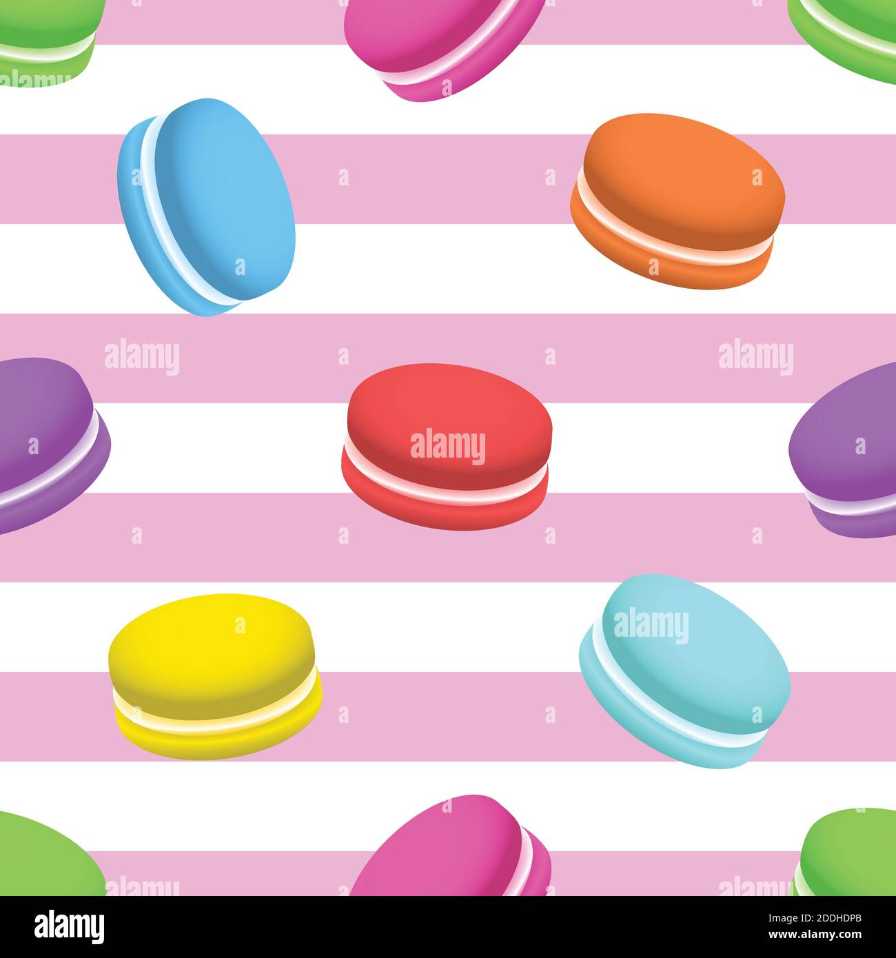 Seamless striped pink pattern Stock Vector Images - Alamy