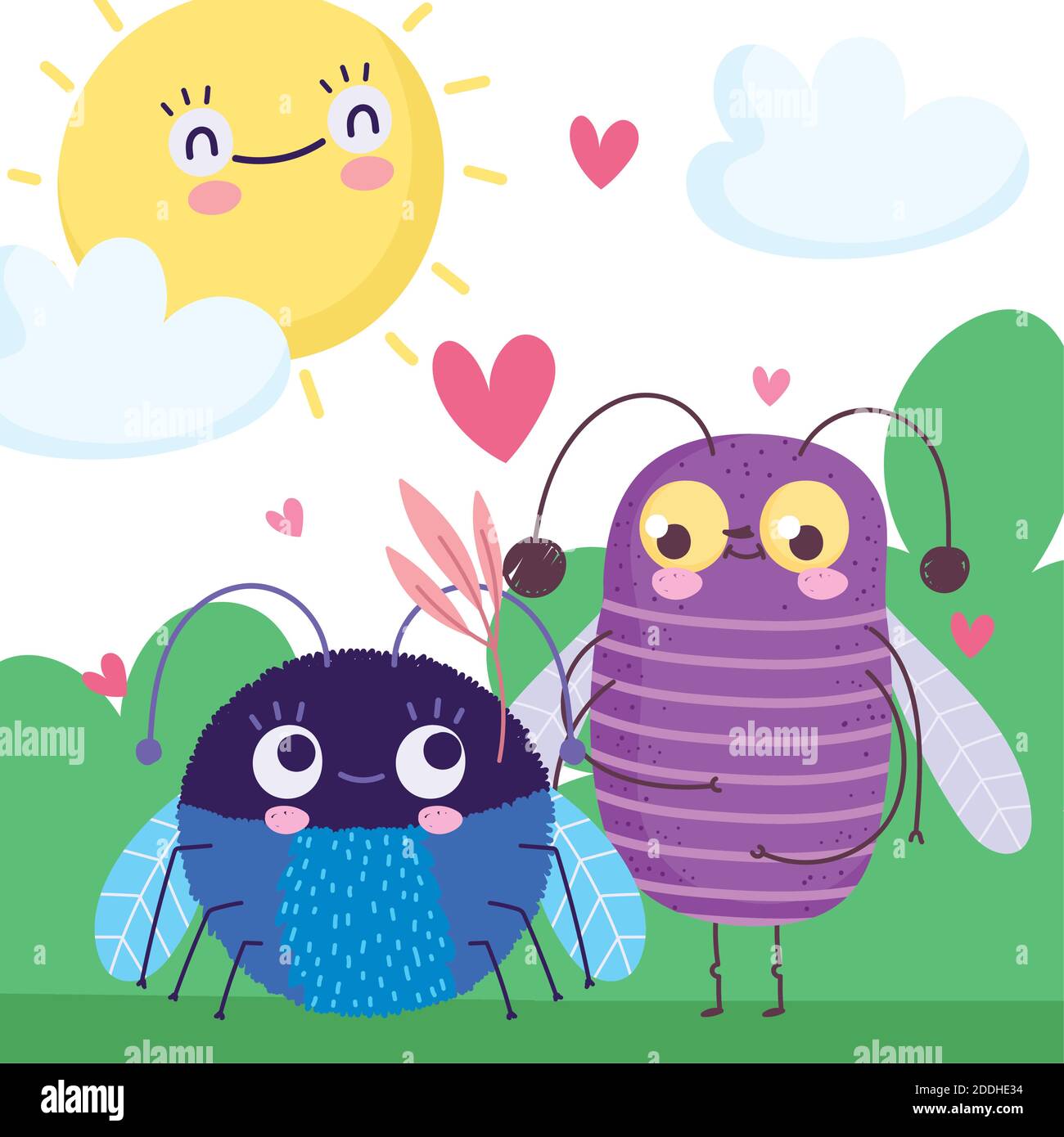 Happy birthday bugs happy birthday Stock Vector Images - Alamy
