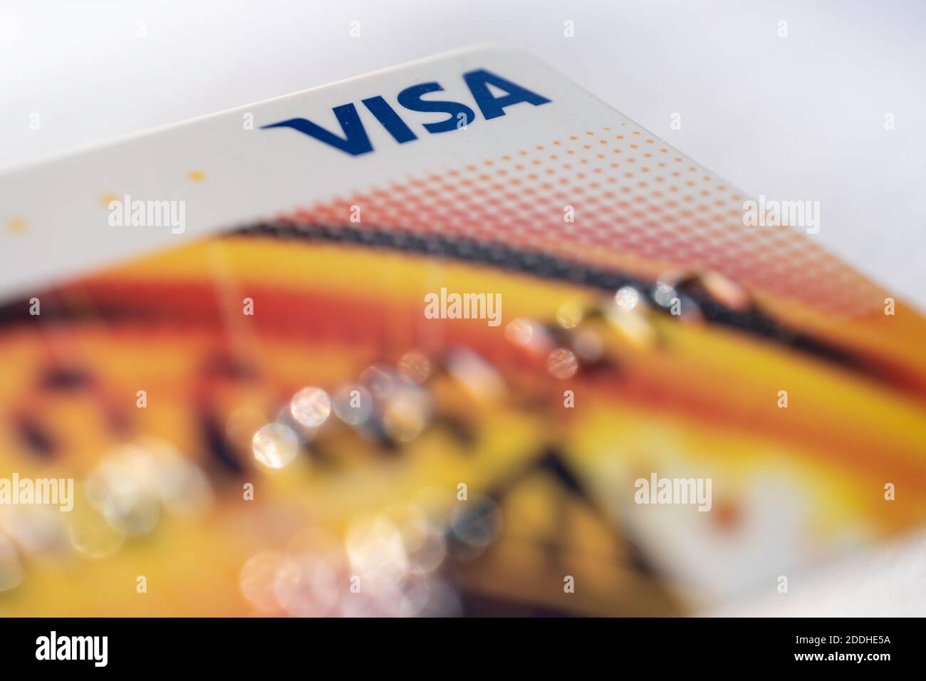 Visa debit card on white hi-res stock photography and images - Alamy