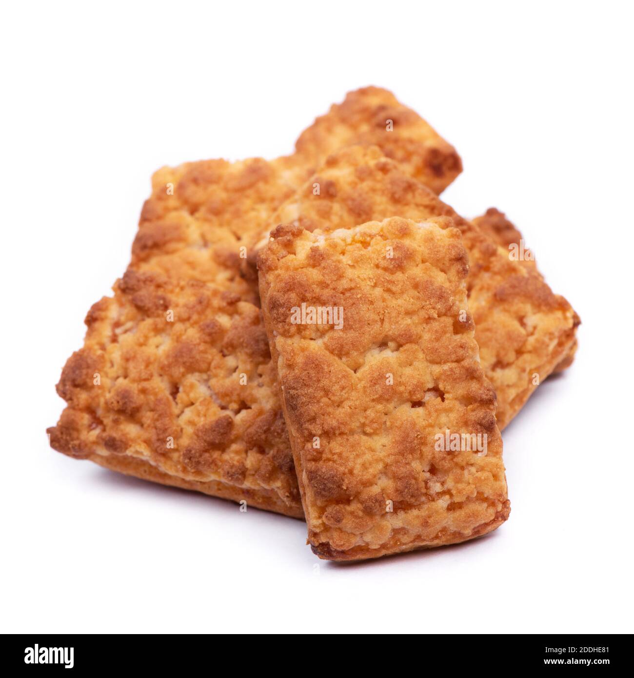 Group of soft biscuits isolated on white background Stock Photo - Alamy