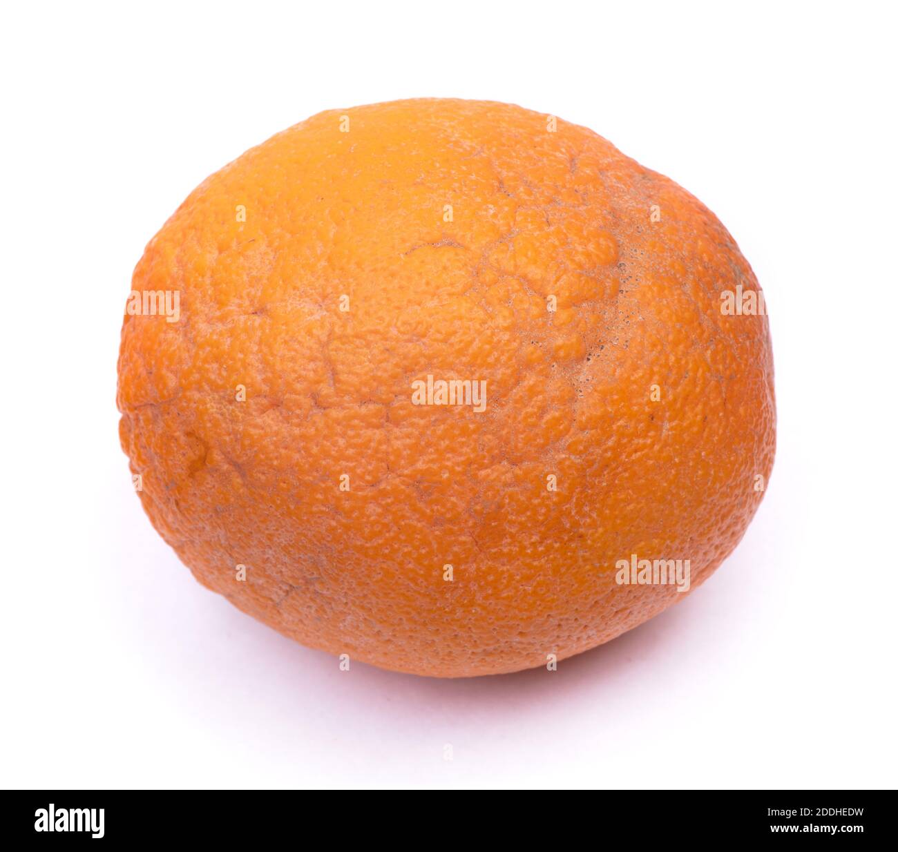 Old ugly orange fruit isolated on white background Stock Photo - Alamy