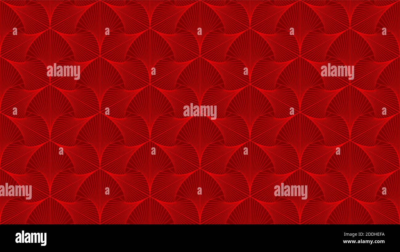 Red seamless geometric pattern. Abstract zentangle background for wallpaper, texture, fabric and ...