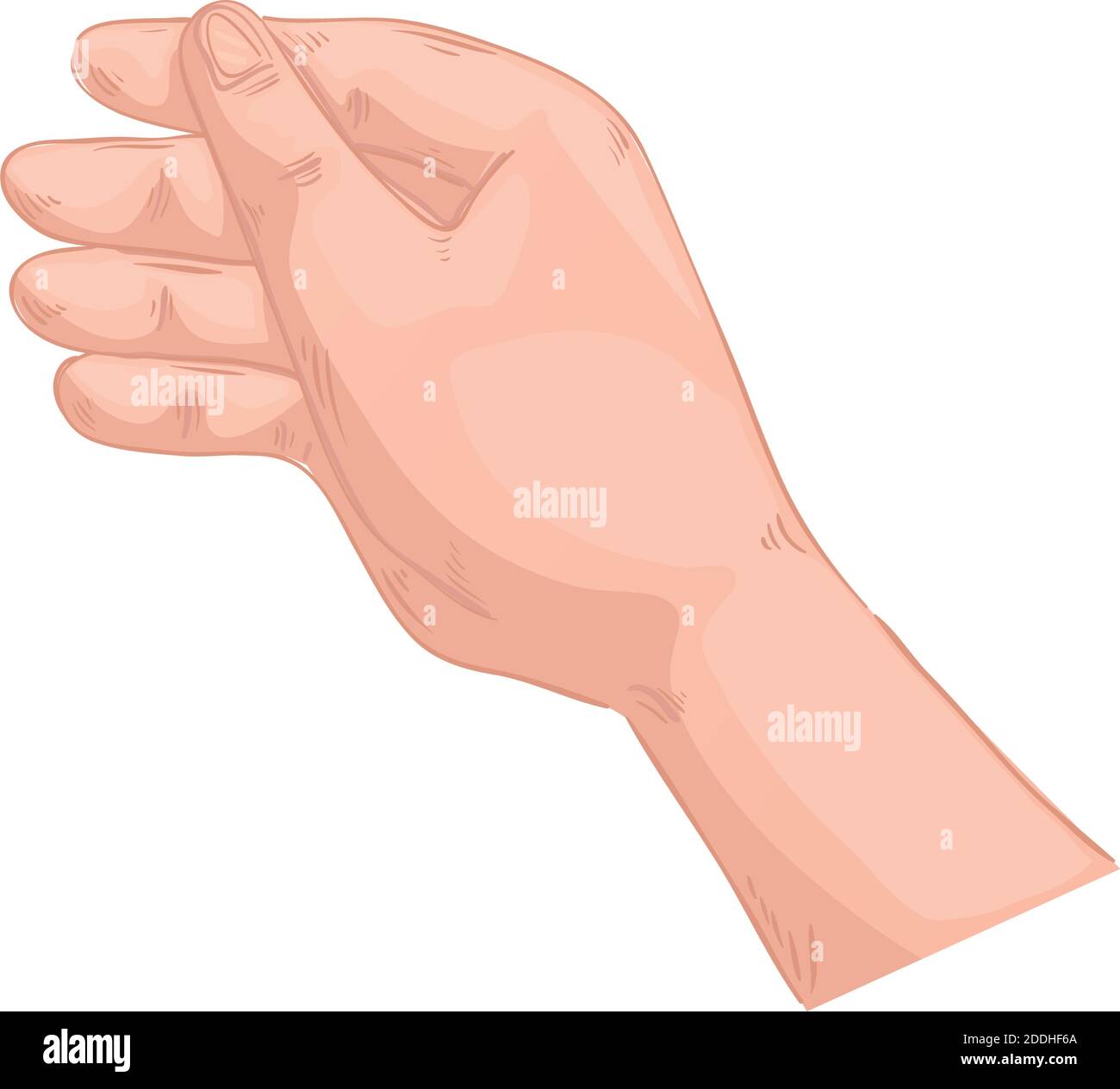 hand human holding symbol isolated icon Stock Vector Image & Art - Alamy