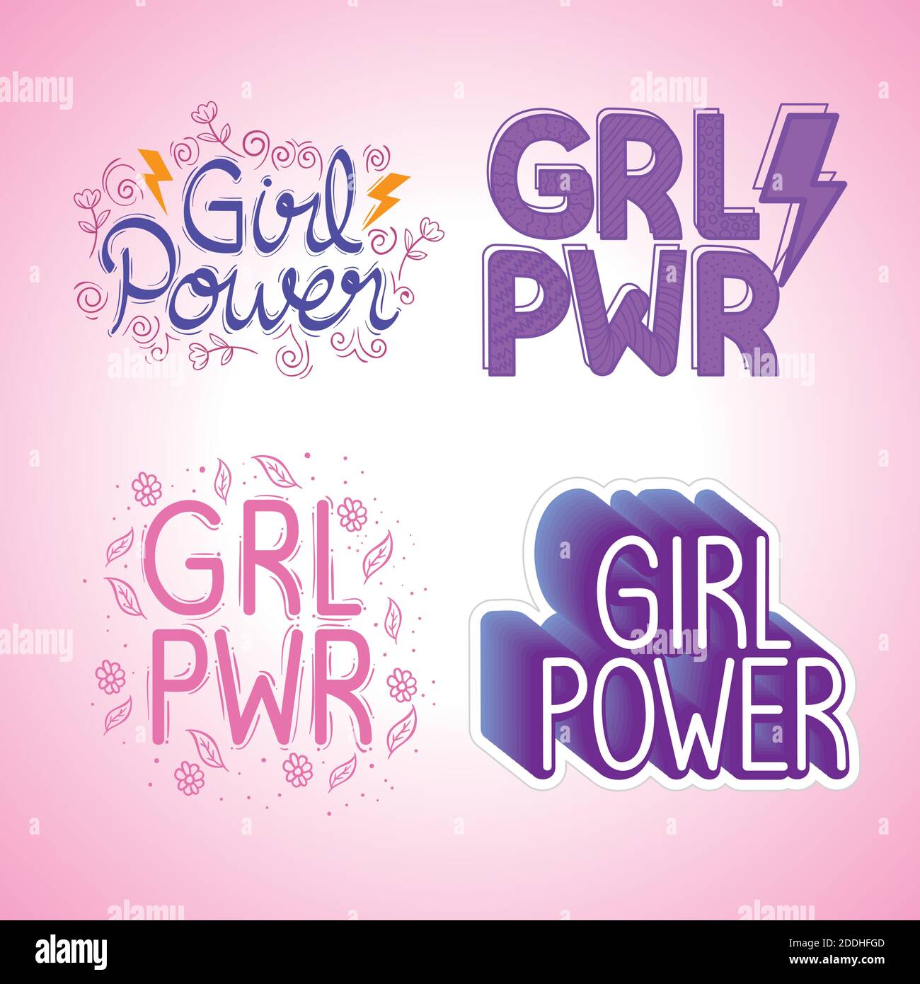 Girl power quotes hi-res stock photography and images - Alamy