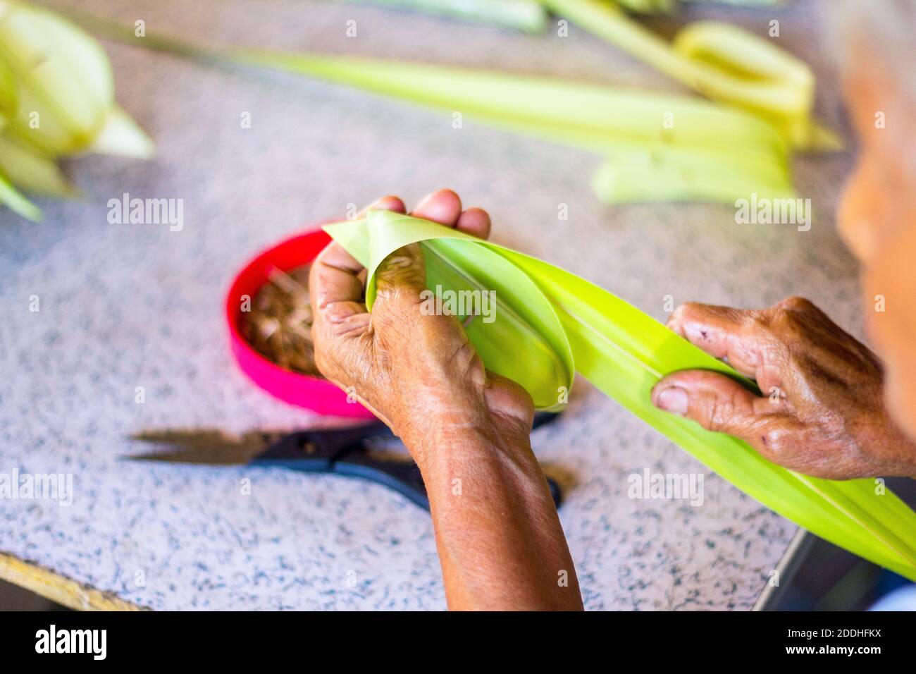 Suman de Baler being made in Baler, Philippines Stock Photo - Alamy