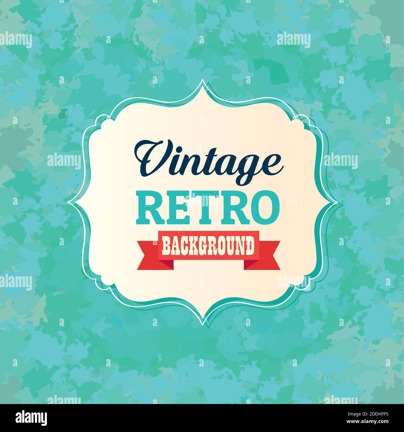 vintage retro banner with elegant frame Stock Vector Image & Art - Alamy