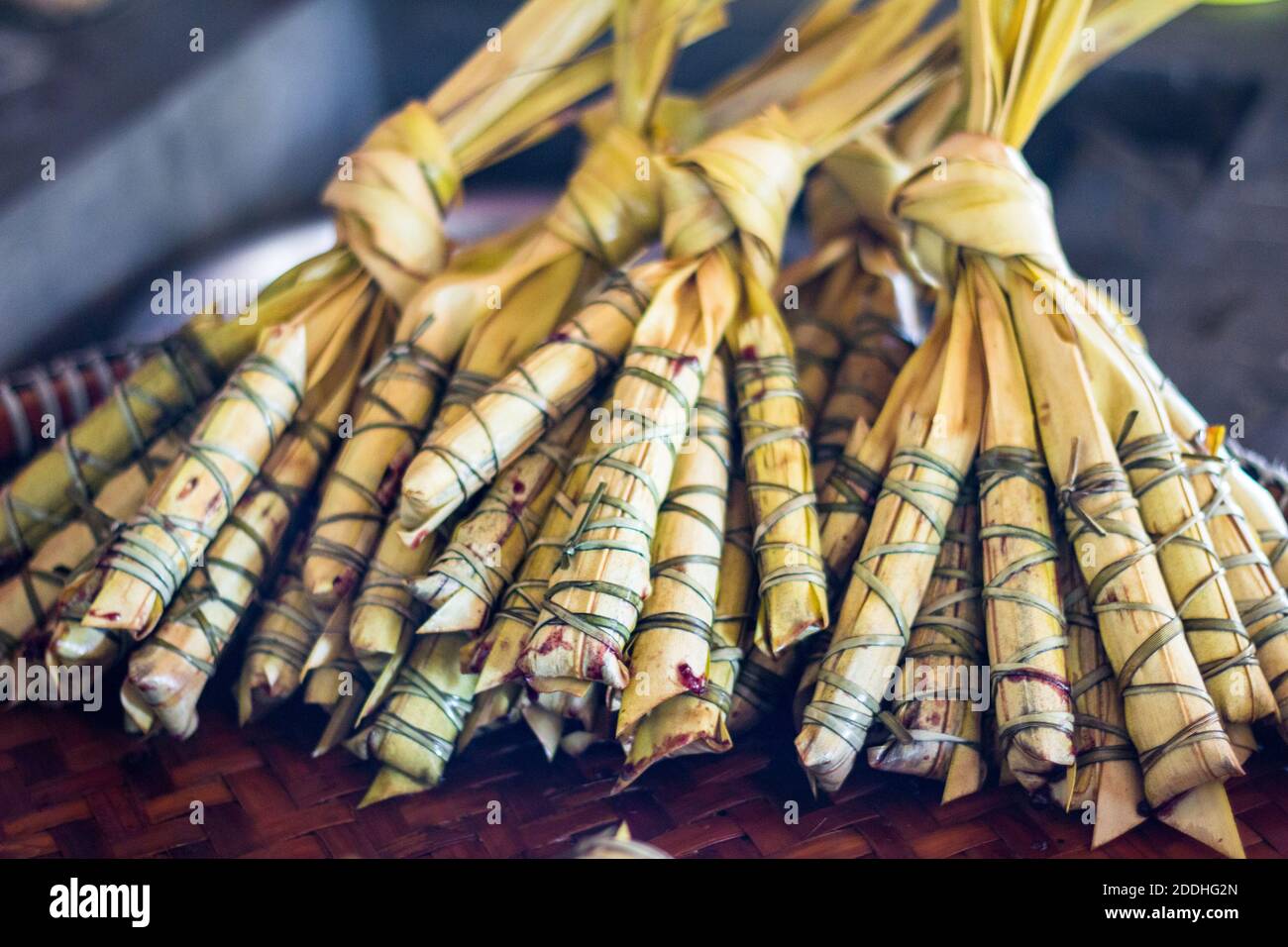 Suman de Baler being made in Baler, Philippines Stock Photo - Alamy
