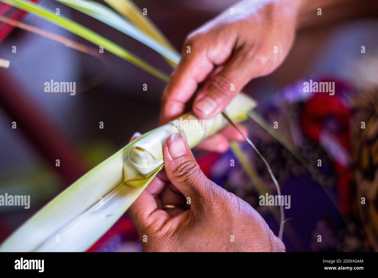 Suman de Baler being made in Baler, Philippines Stock Photo - Alamy