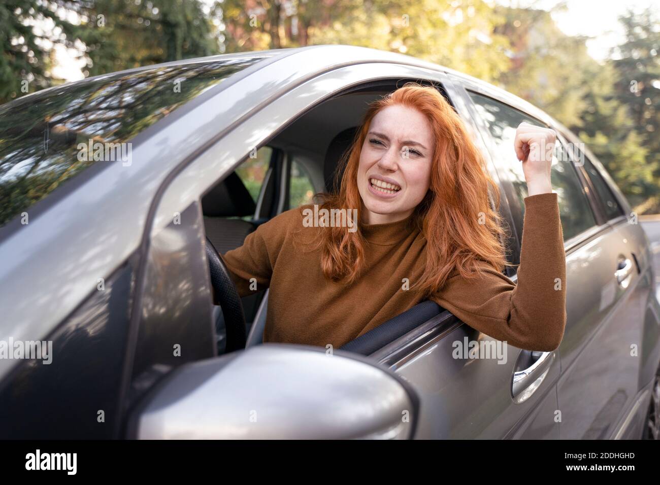Frustrated driver traffic jam hi-res stock photography and images - Alamy