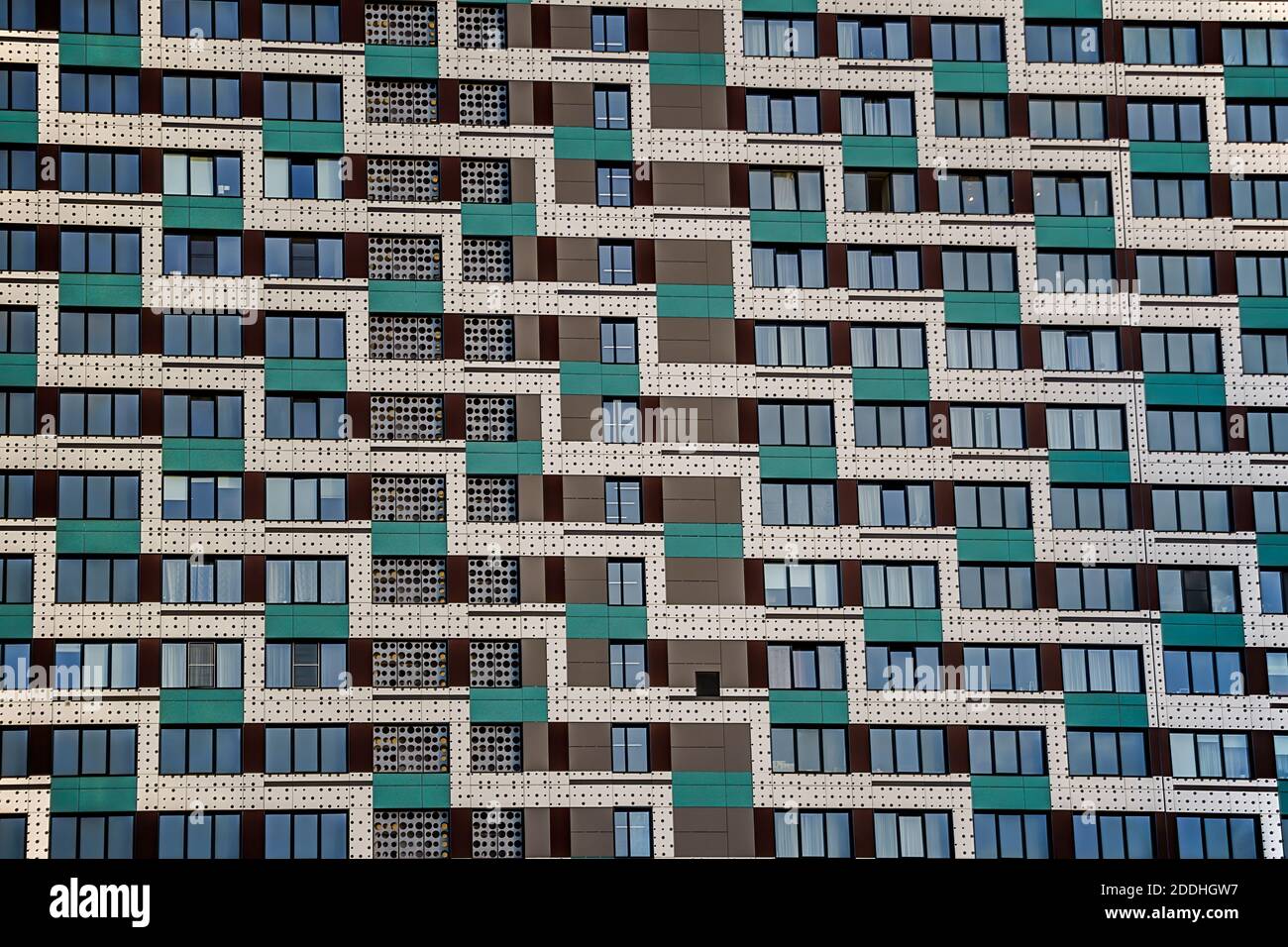 Geometrical pattern of modern urban building facade Stock Photo - Alamy
