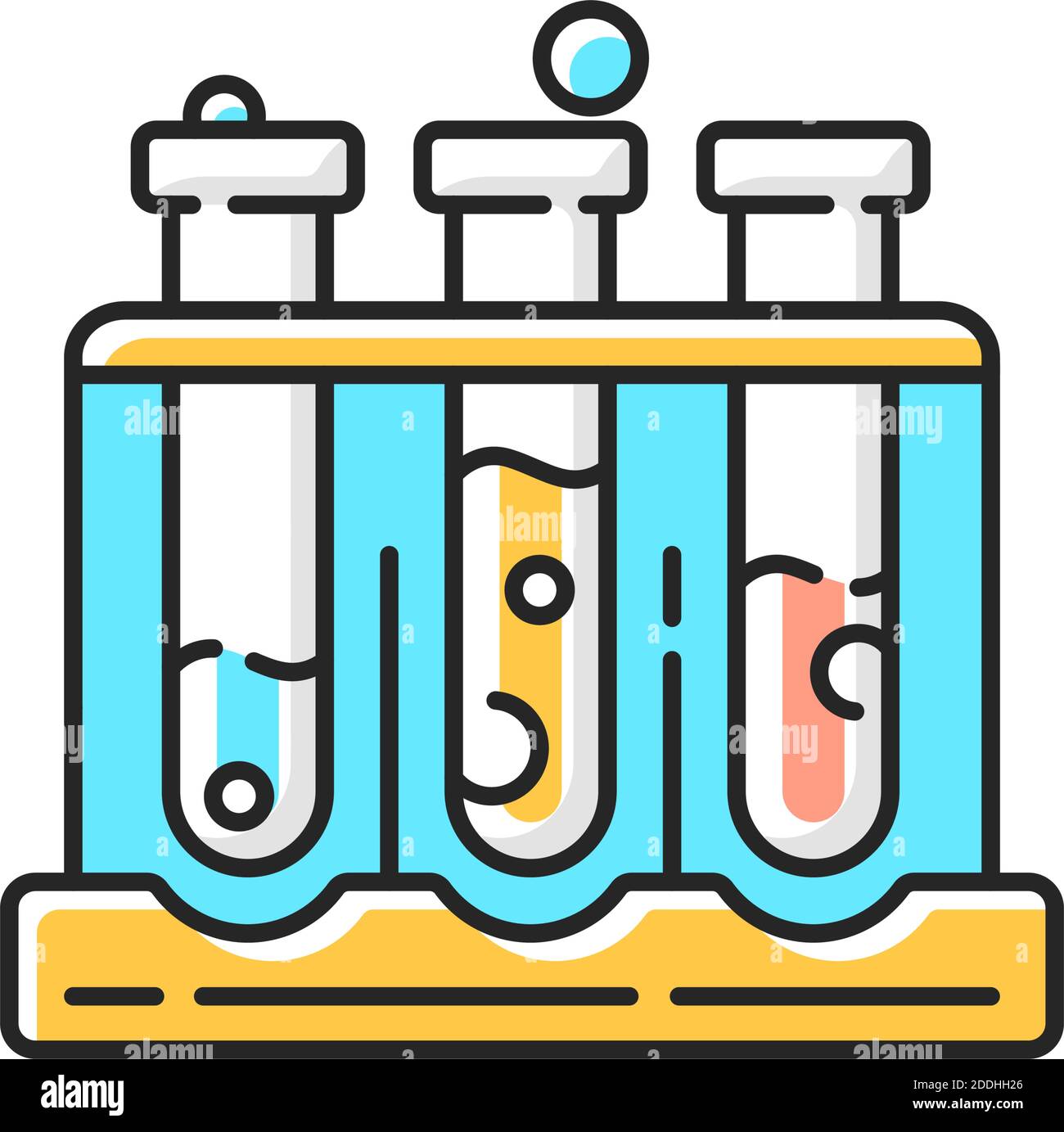 Test tube holder chemical Stock Vector Images - Alamy