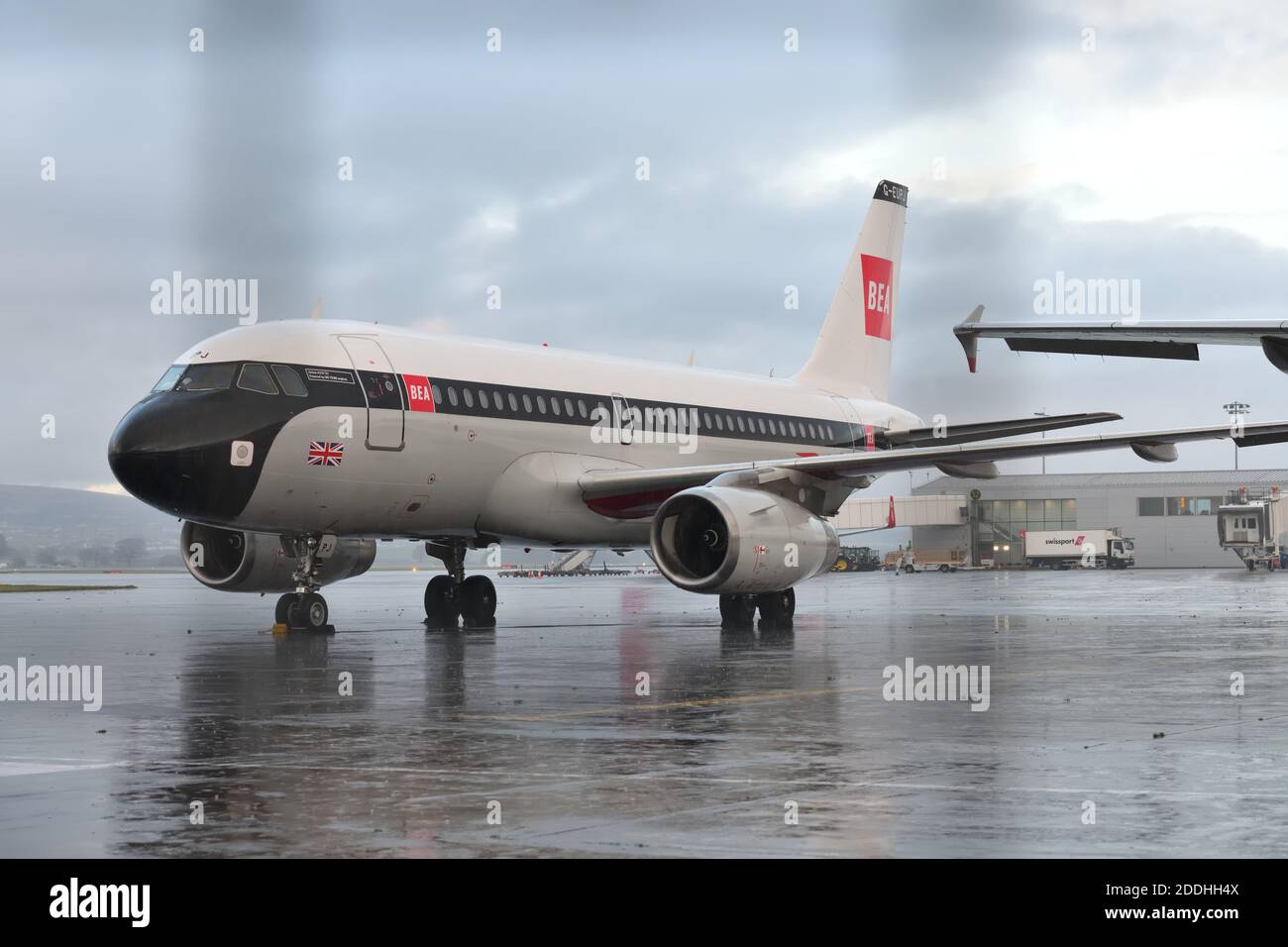 Glasgow, Scotland, UK. 25th, November, 2020. A special livery BEA ...