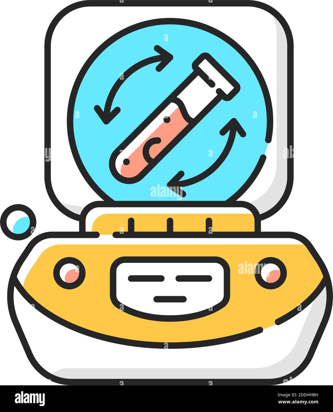 Lab centrifuge RGB color icon Stock Vector Image & Art - Alamy