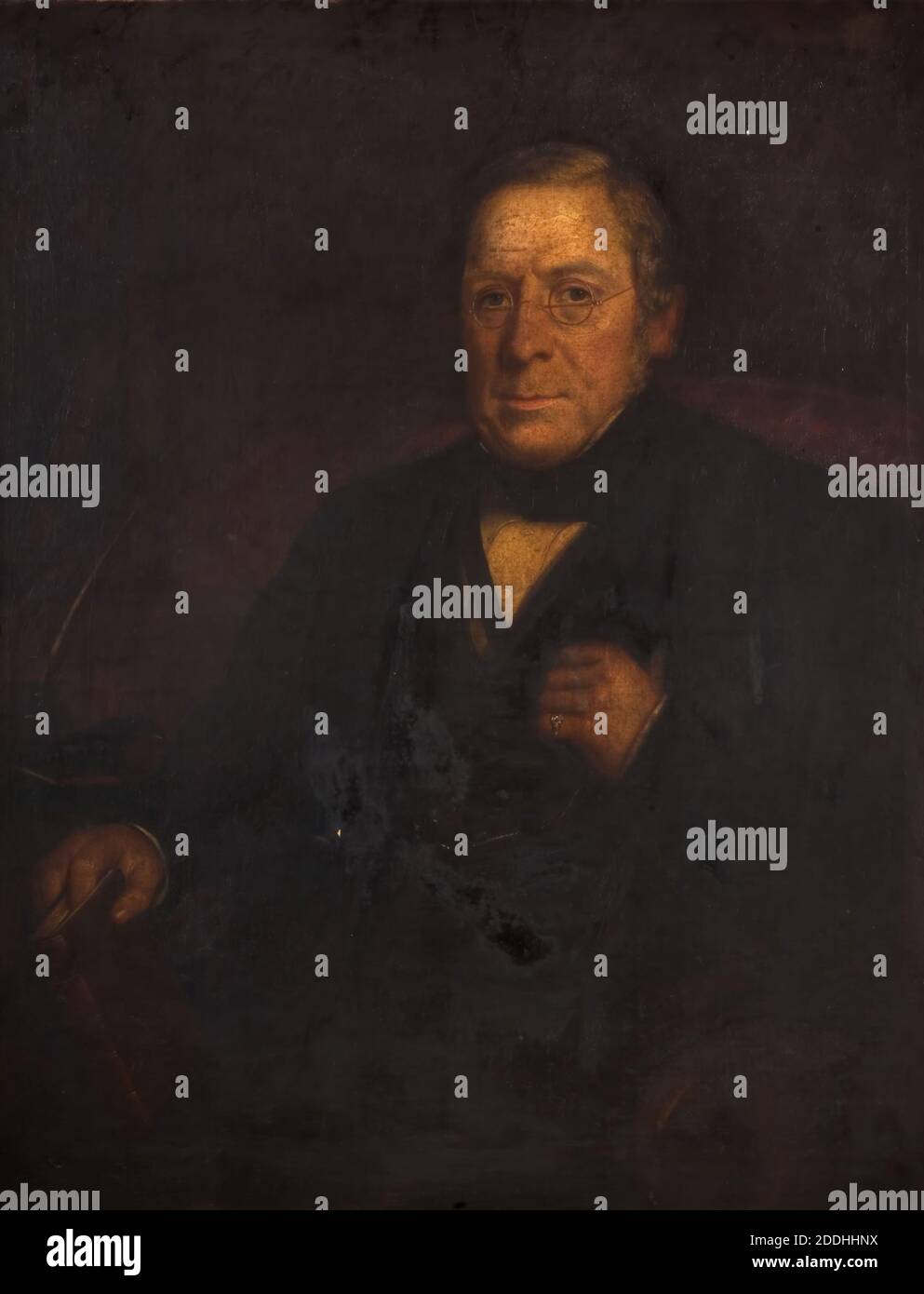 Portrait Of George Edmonds, 1890 By William Thomas Roden, Oil Painting, Portrait, Male Stock ...