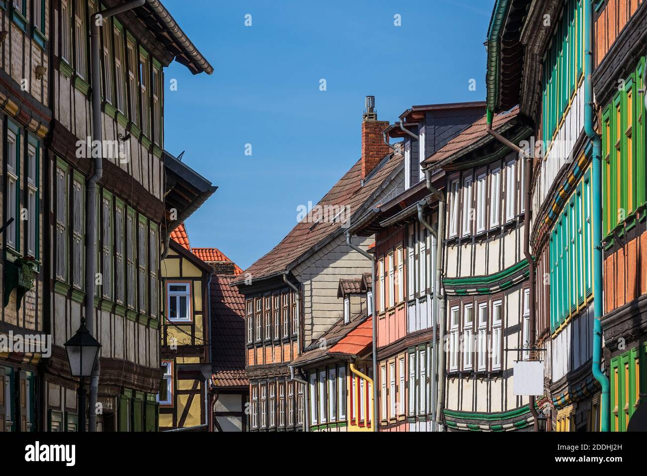 Historical buildings in the city Wernigerode, Germany Stock Photo - Alamy