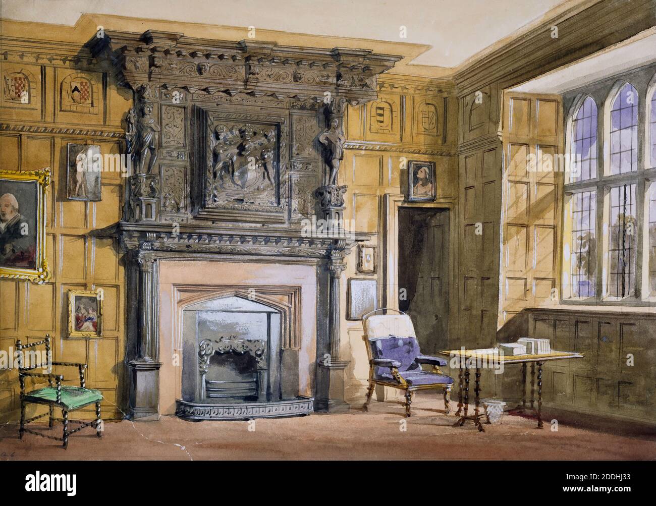 Castle interior england hi-res stock photography and images - Alamy