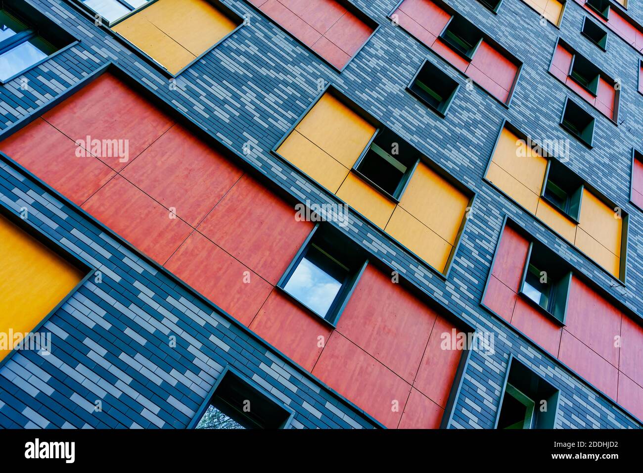 Modern housing colorful hi-res stock photography and images - Alamy