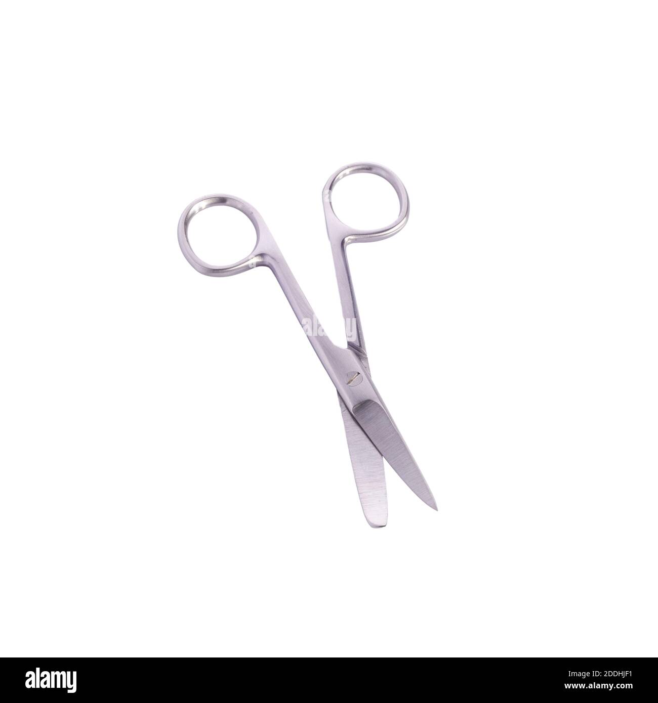 surgical instrument sharp-pointed scissors, isolate on white background ...