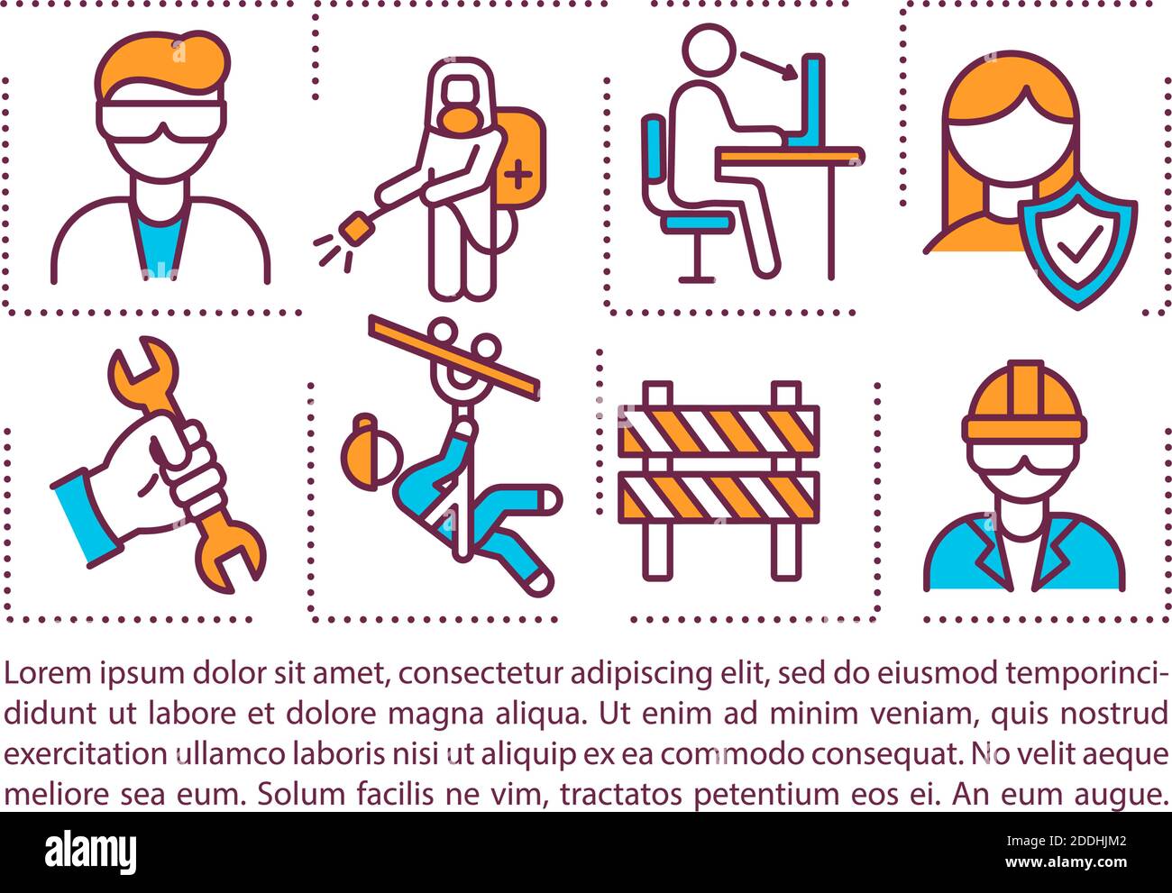 Occupational hazard hazards Stock Vector Images - Alamy