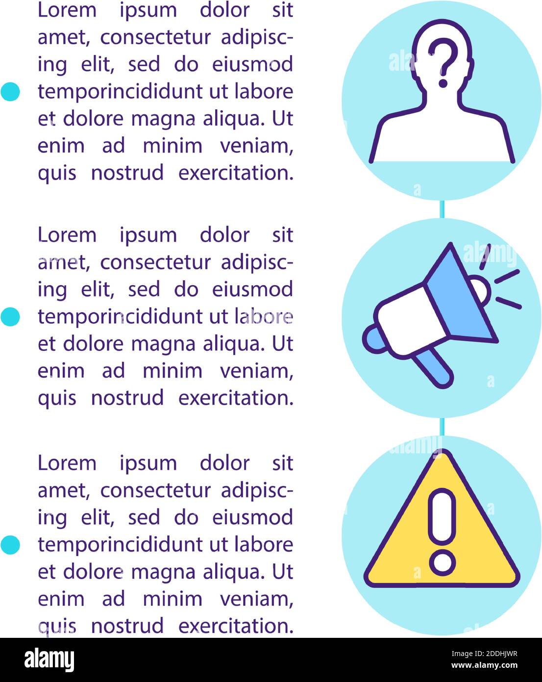 Filing anonymous complaint at work concept icon with text Stock Vector ...