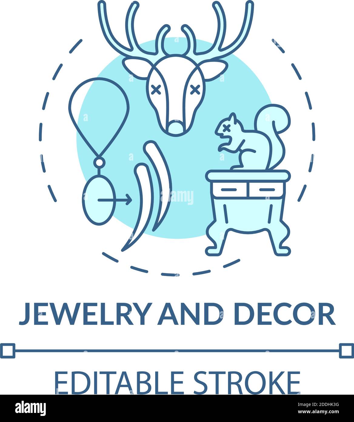 Jewelry and decor turquoise concept icon Stock Vector Image & Art - Alamy