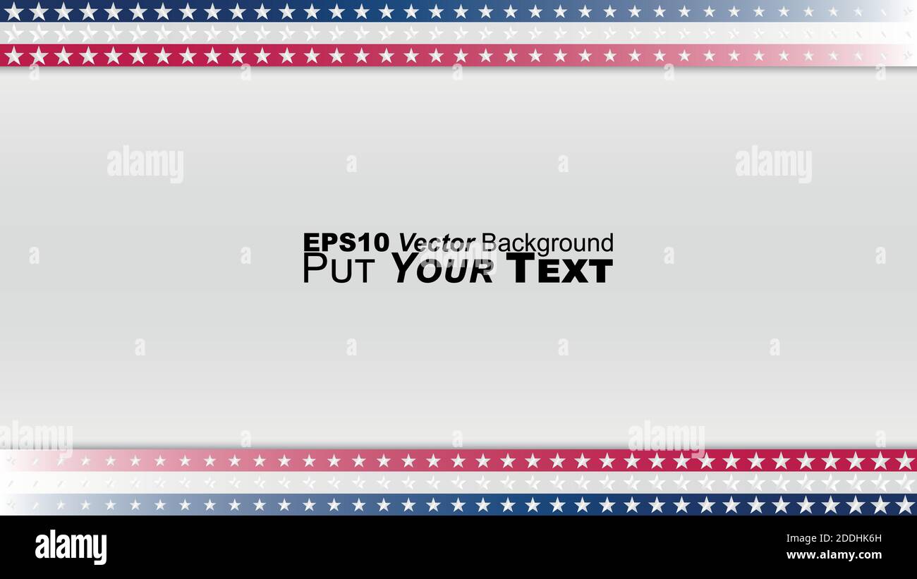 EPS10 vector background based on the american flag. Put your text ...