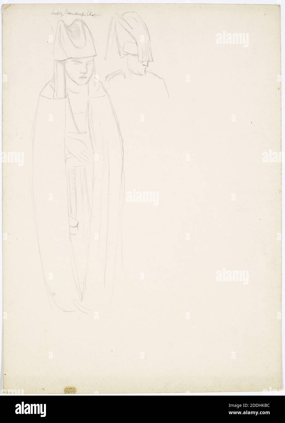 Studies of Effigies inscribed as Lady Beauchamp Chapel, 1890 William ...