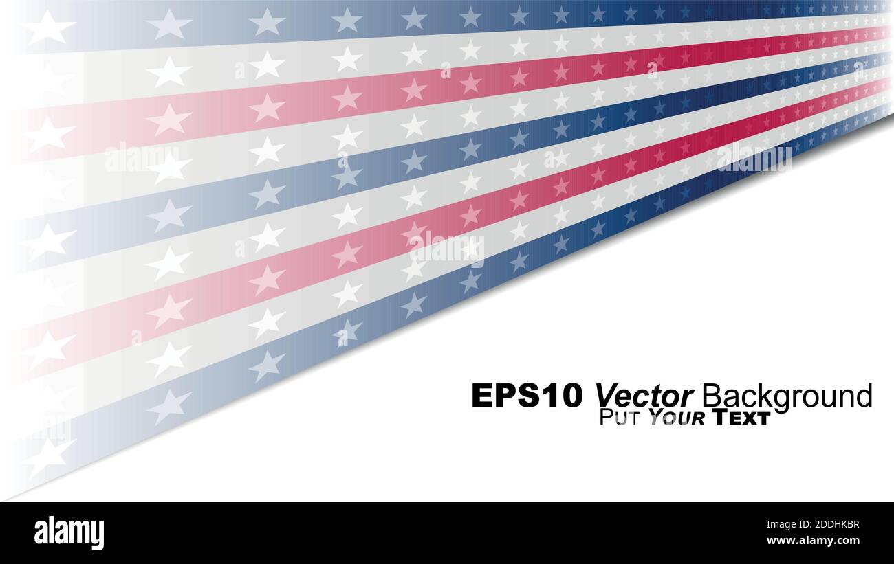 EPS10 vector background based on the american flag. Put your text ...