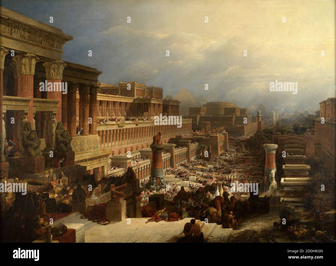 The Departure of the Israelites, 1829 Artist: David Roberts, Ancient ...