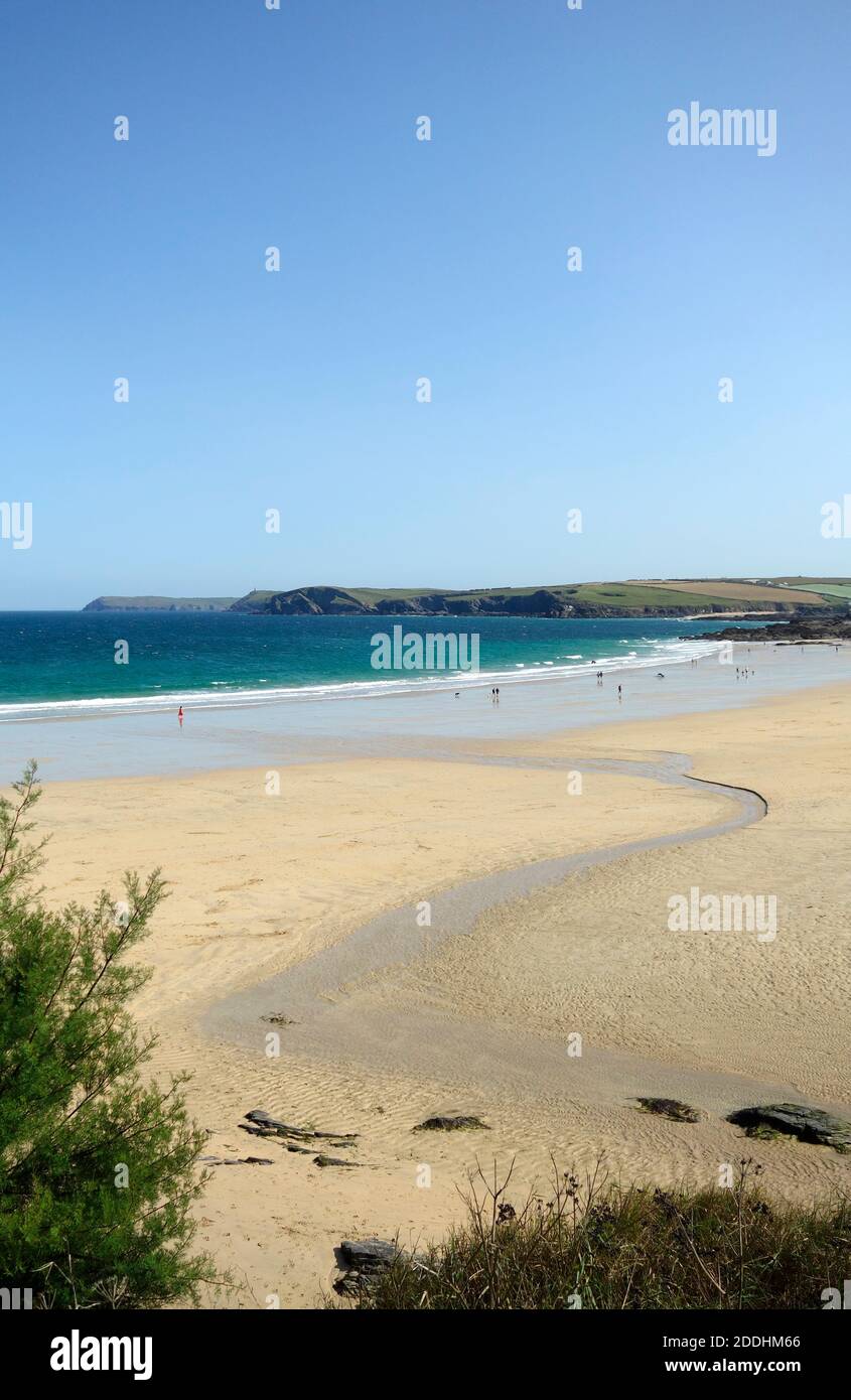 Cornwall coastline harlyn bay hi-res stock photography and images - Alamy