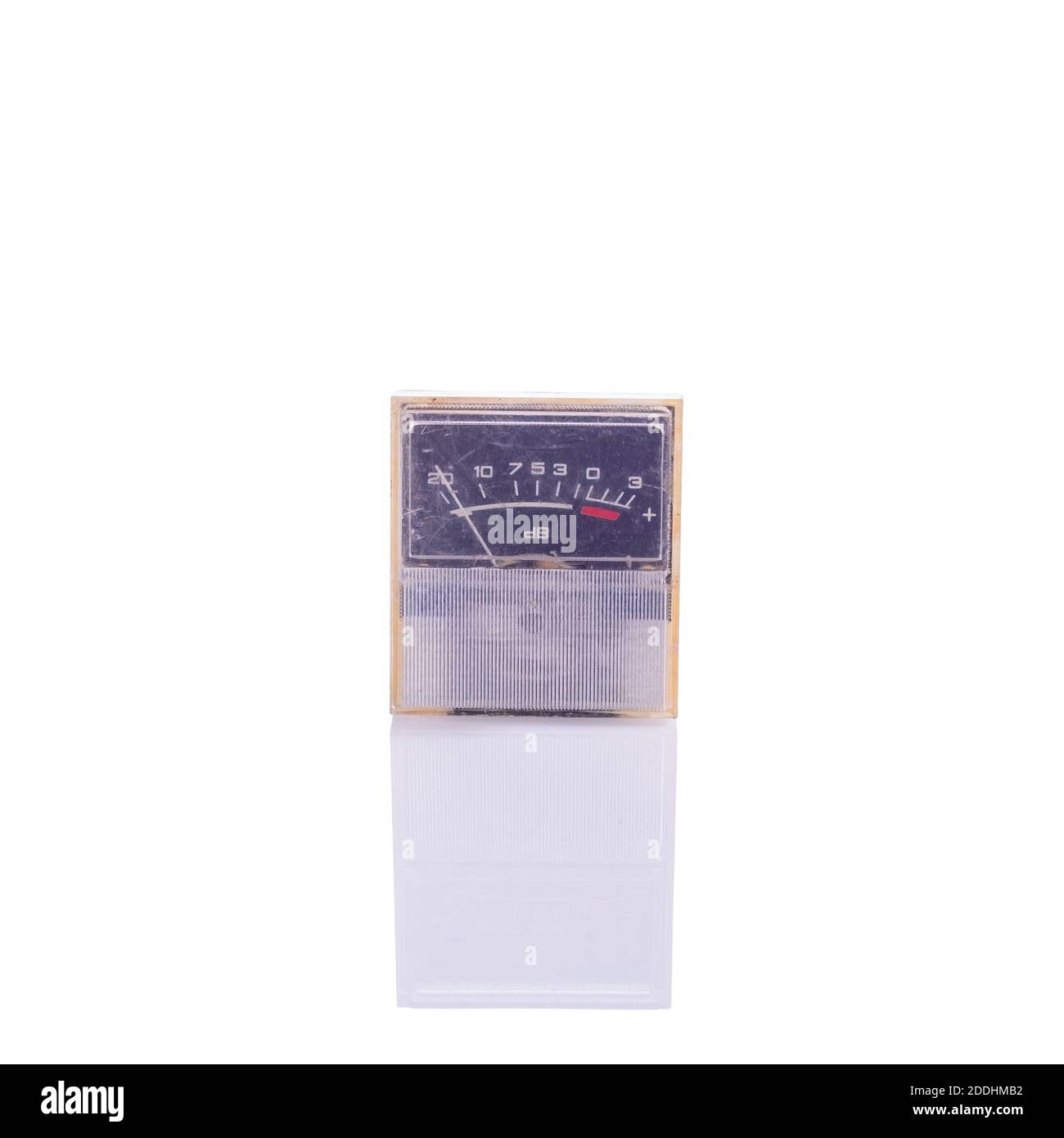 technical instrument old dynamometer, isolate on white background Stock ...