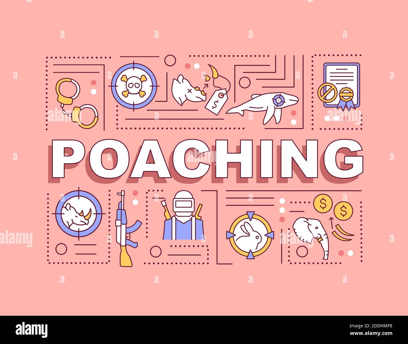 Poaching word concepts banner Stock Vector Image & Art - Alamy