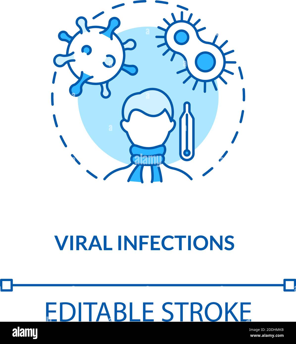 Viral infections concept icon Stock Vector Image & Art - Alamy