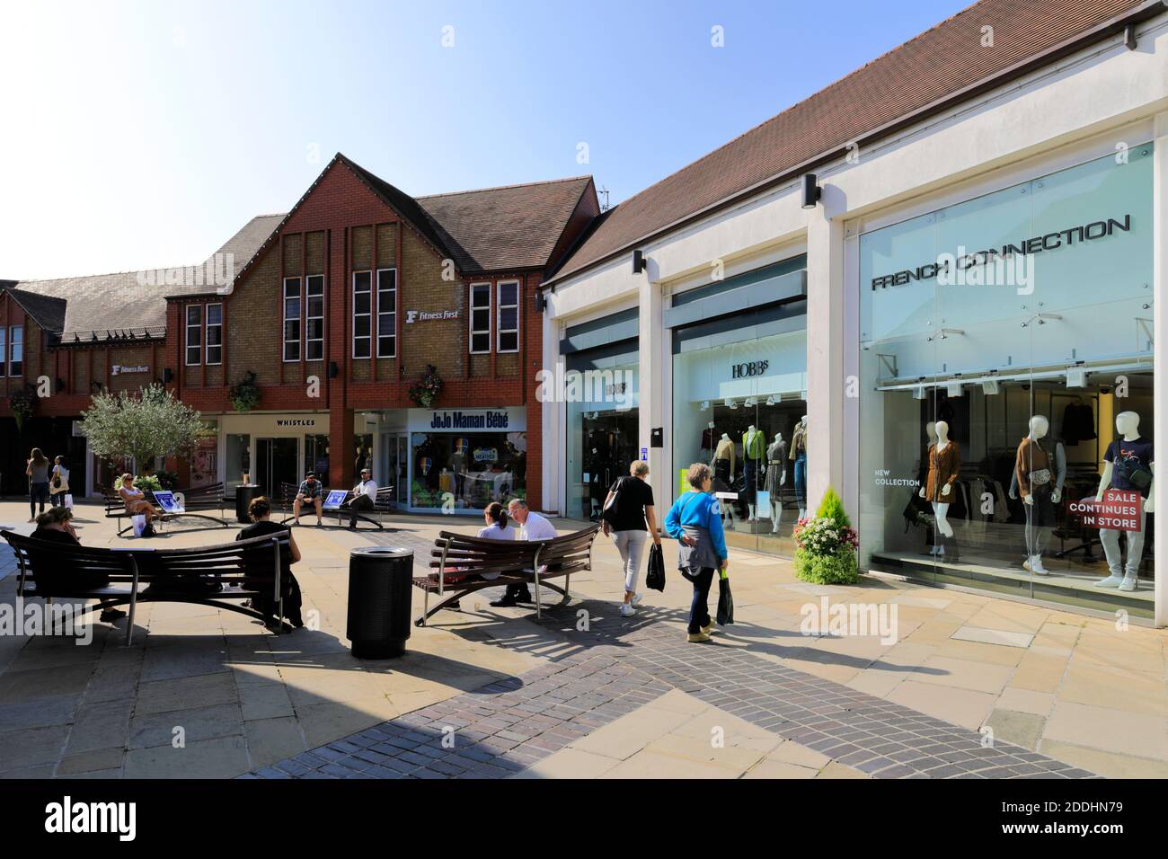 The Christopher Place shopping arcade, St Albans City, Hertfordshire ...