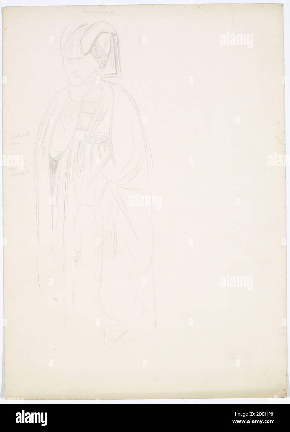 Study of an Effigy in the Lady's Chapel, St Mary's Church, Warwick ...