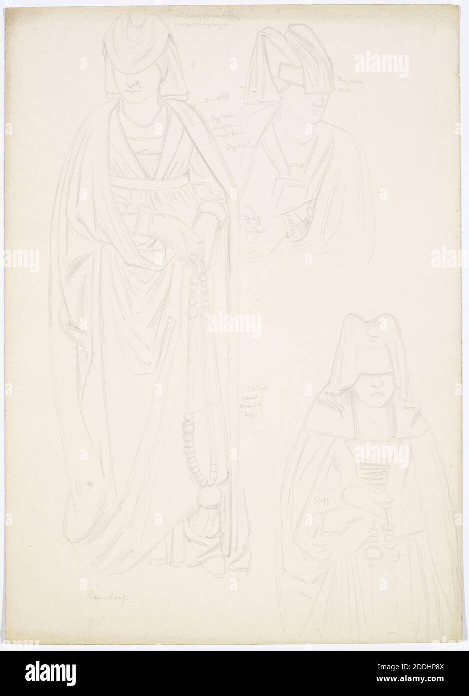 Studies of Effigies in the Lady's Chapel, St Mary's Church, Warwick ...