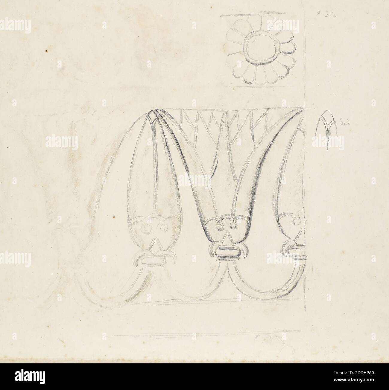 Frieze designs of Rosette, Lotus Leaves and Anthemia, 1893-1900 Artist ...