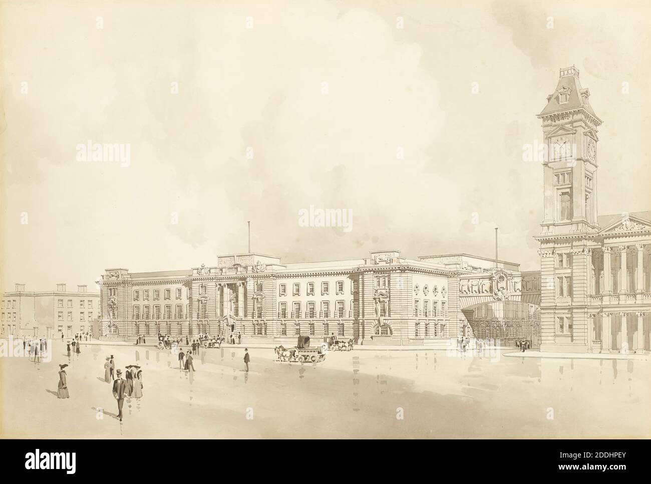 Birmingham Council House Extension (accepted design), 1907 Extension to ...