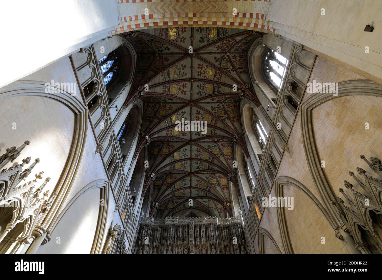St albans cathedral stained glass window hi-res stock photography and ...