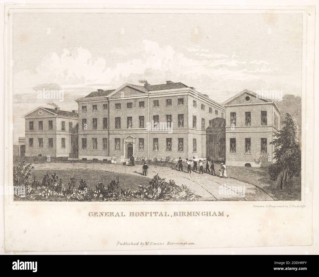 Engraving, The General Hospital, Birmingham One of a collection of ...