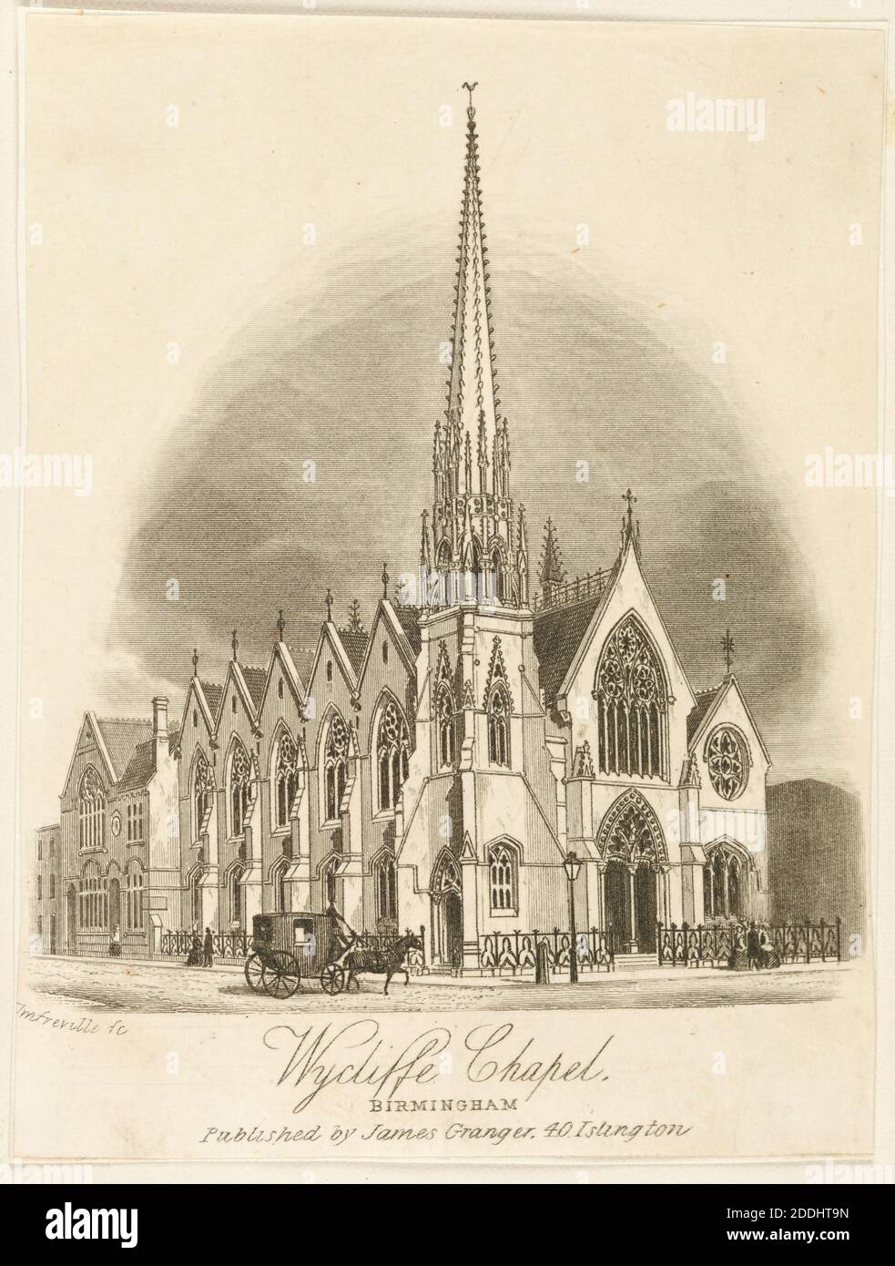 Engraving, Wycliffe Chapel, Engraver: H Umfreville Publisher: James ...