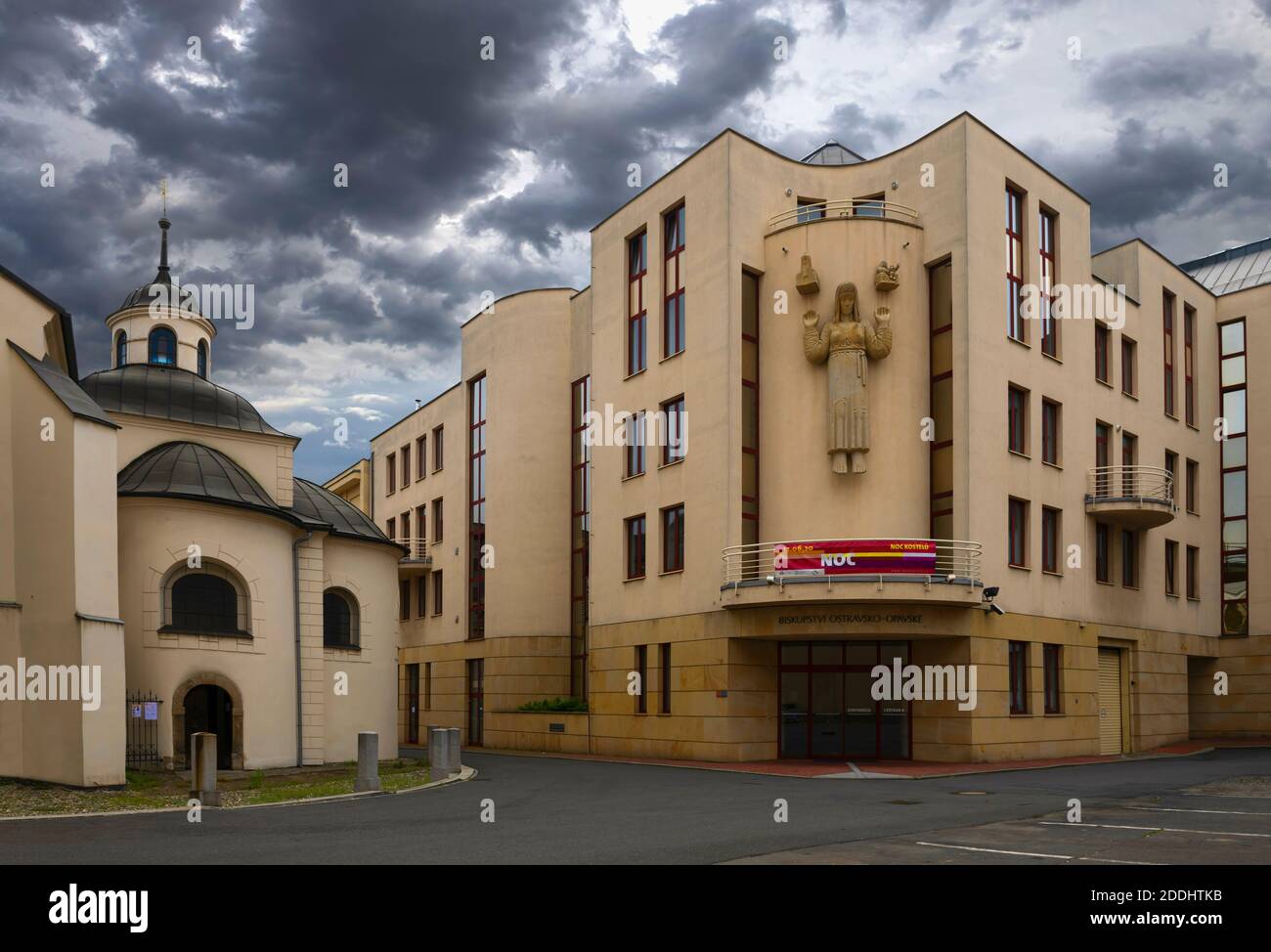 Catholic diocese in the Czech town of Ostrava Stock Photo - Alamy