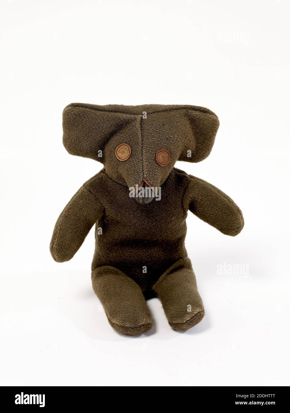 World War II Teddy Bear, 1942 Home-made Teddy Bear made of khaki ...