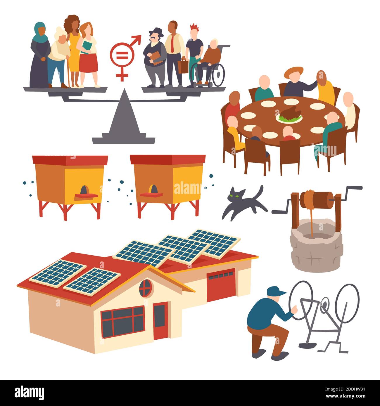 Gender Equality Cartoon