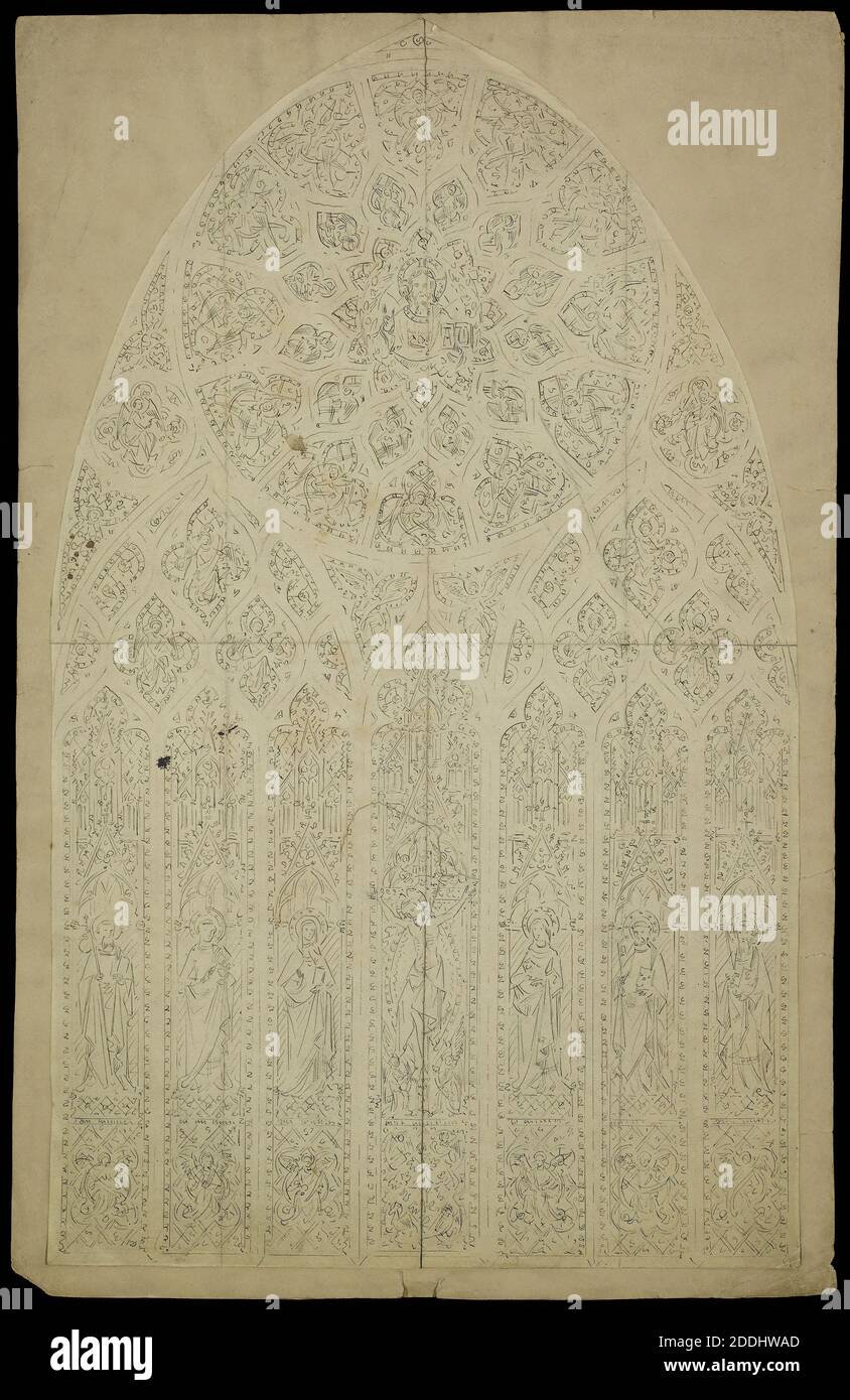 St Mary Magdalene, Munster Square, East Window Design for stained glass ...