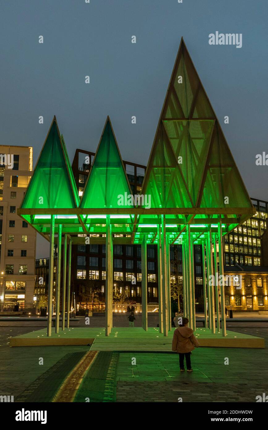 London, UK. 25 November 2020. The Electric Nemeton Tree, by Sam Jacob ...